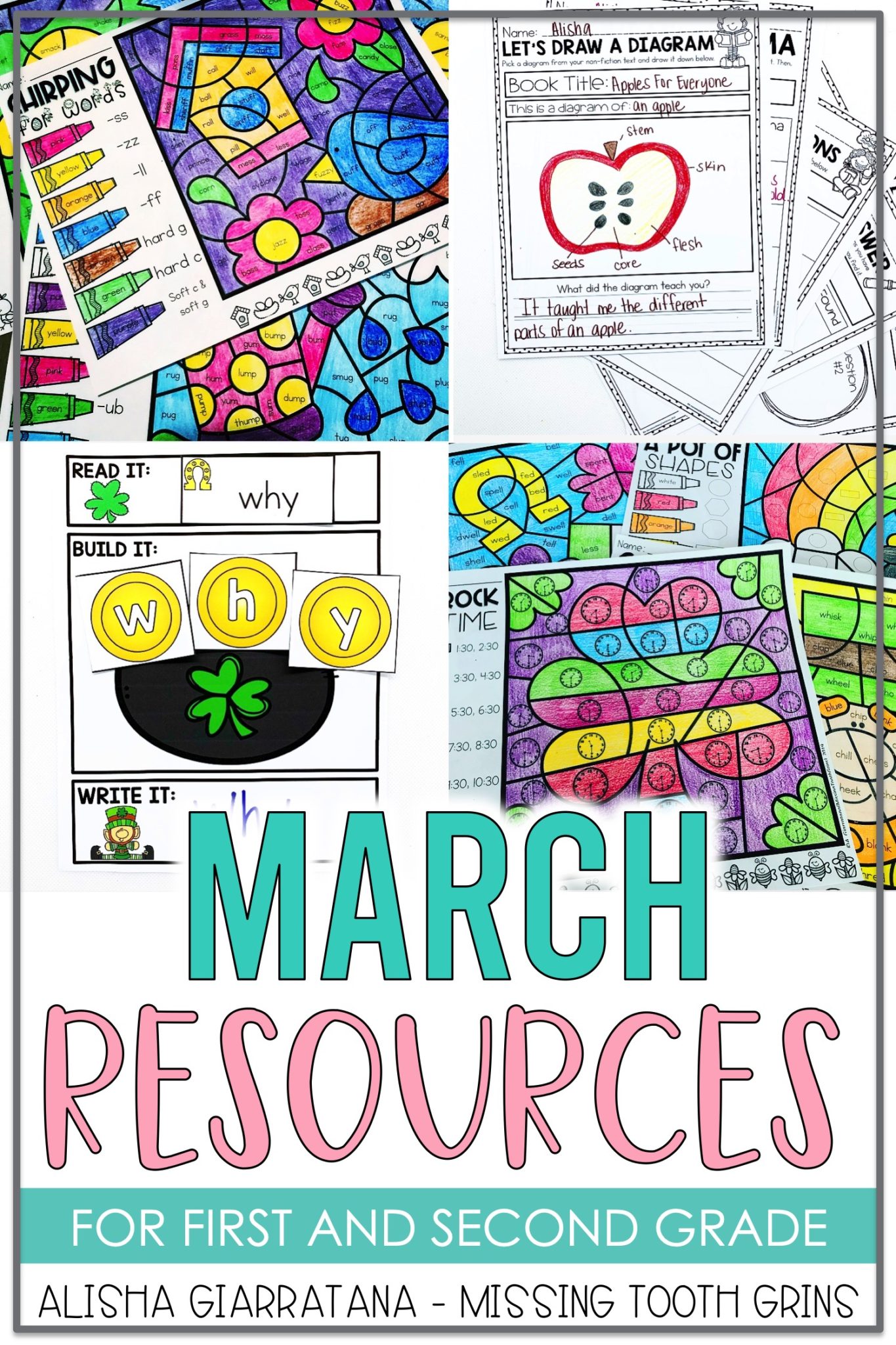 March Resources For 1st Grade Teachers - Missing Tooth Grins