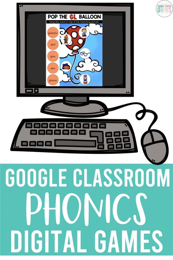 Free Digital Phonics Game For Google Classroom - Missing Tooth Grins