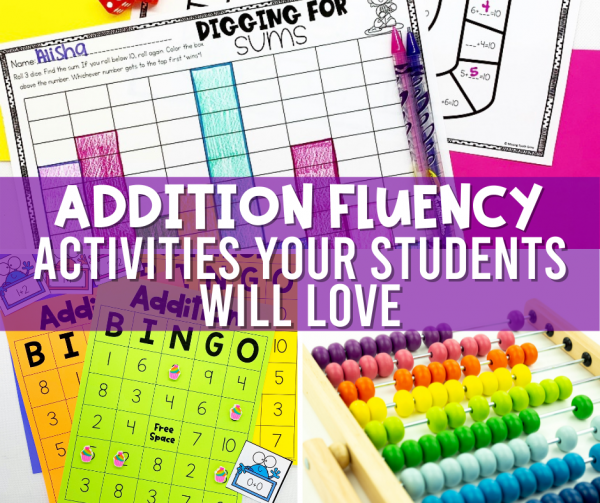 Addition Fluency Activities Your Students Will Love - Missing Tooth Grins