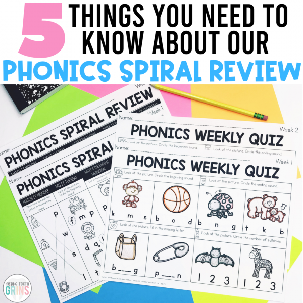 Phonics Spiral Review: 6 Things You Need To Know - Missing Tooth Grins