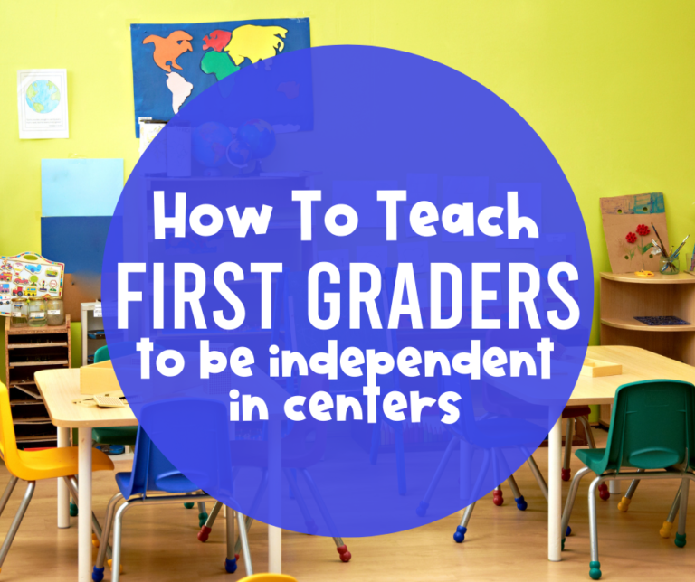First Grade Centers: How-To Be Independent - Missing Tooth Grins