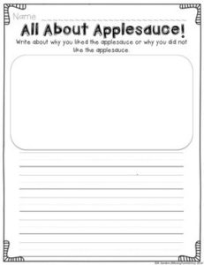 Applesauce Activities Freebie - Missing Tooth Grins