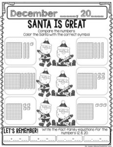 2nd Grade Math Journal | December - Missing Tooth Grins