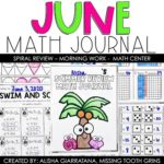 1st Grade Math Journal | June Spiral Review - Missing Tooth Grins