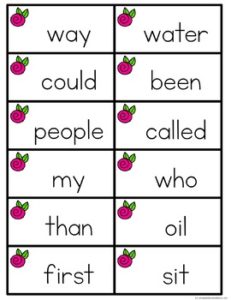 April Word Work Center - Missing Tooth Grins
