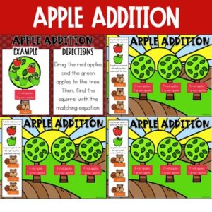 1st Grade Digital Math Centers | Fall Themed | Google Slides & Seesaw ...