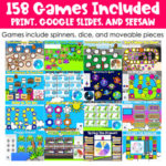 1st Grade Math Games | Independent | Math Centers | No Prep - Missing ...