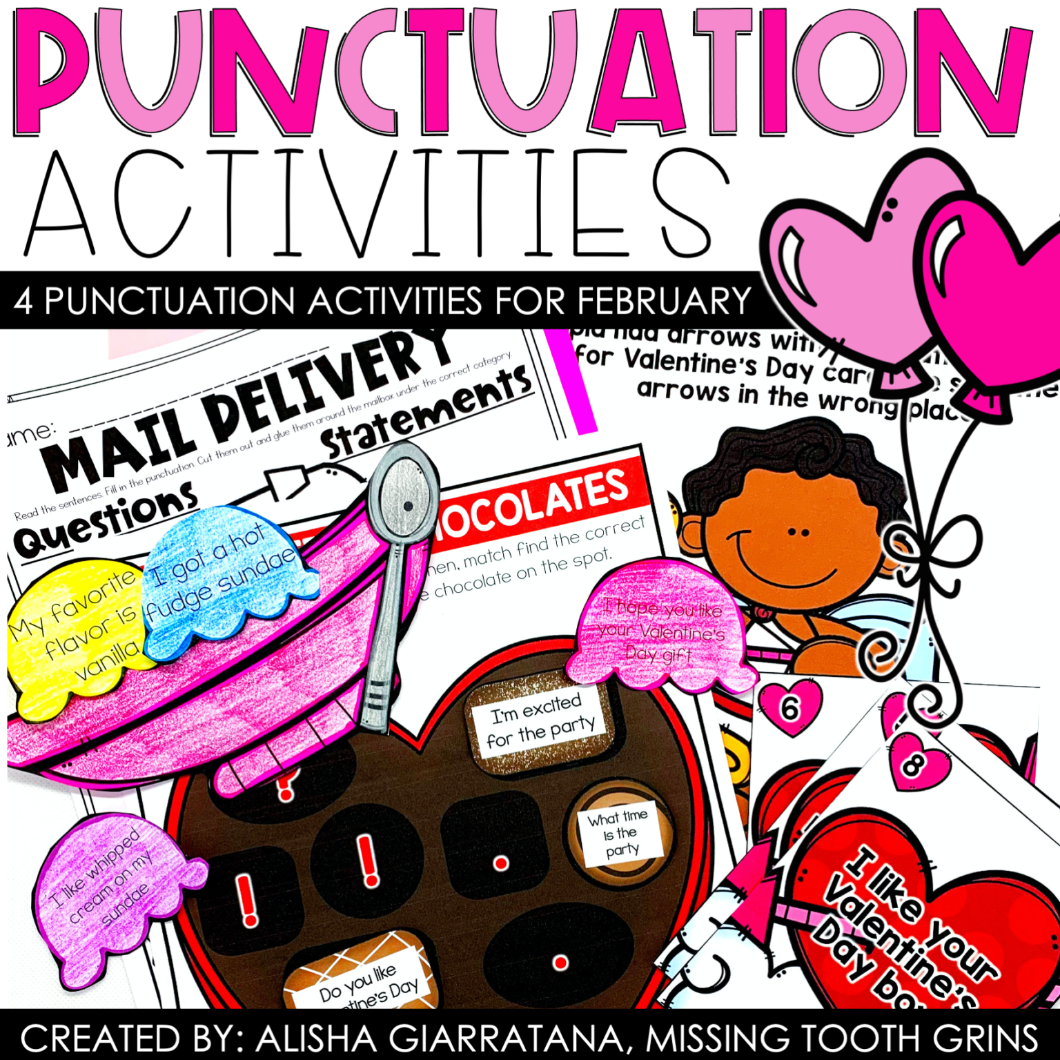 Punctuation Marks Scavenger Hunt: A Low-Prep Activity for First Graders ...