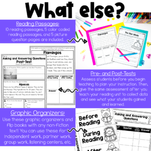 Asking and Answering Questions in Fiction and Non-Fiction RL1.1 and RI1 ...