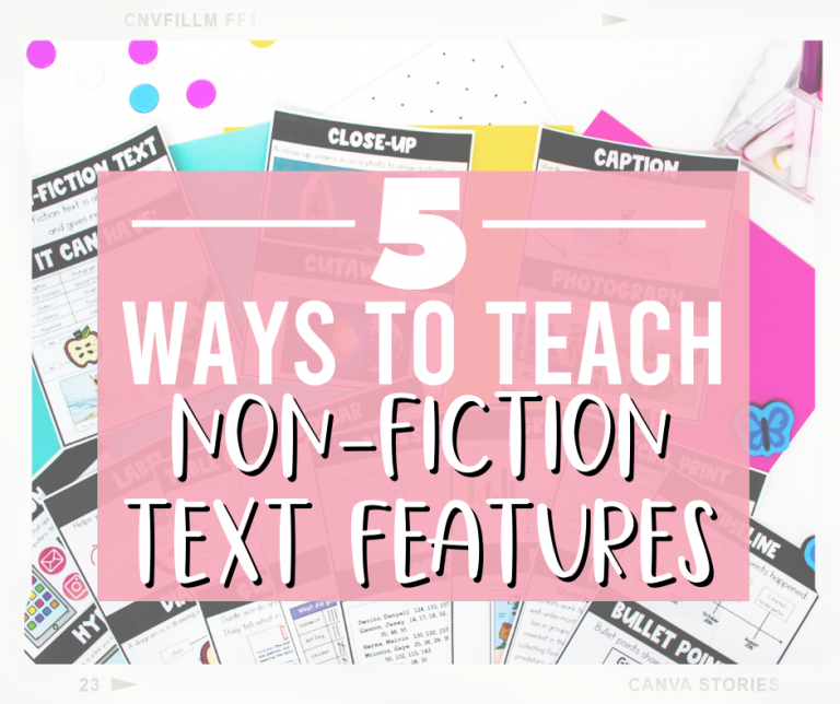 5 Ways To Teach Non-Fiction Text Features - Missing Tooth Grins