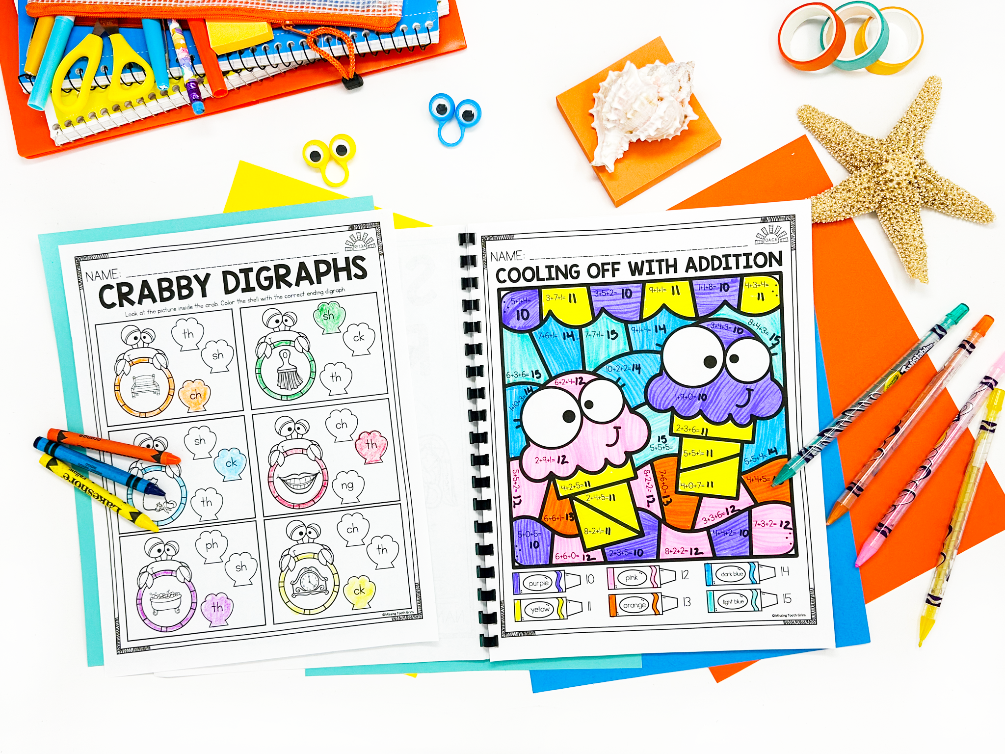 End Of Year Printables For 1st Grade Review - Missing Tooth Grins