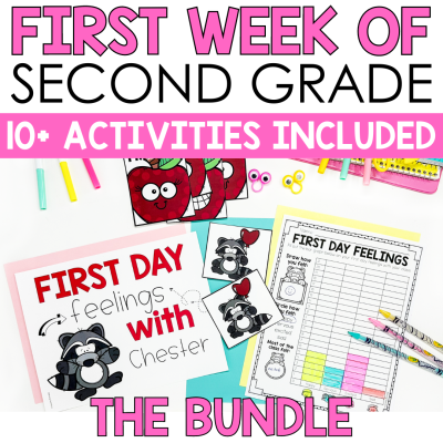 Second Grade Back To School Activities First Week of 2nd Grade ...
