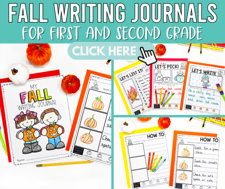 25 Free Fall Writing Prompts For First & Second Grade - Missing Tooth Grins