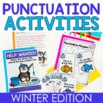 Winter Punctuation Practice Activities & Centers Write The Room Task ...