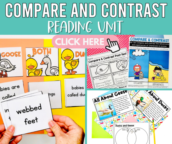 Teaching Compare and Contrast - Missing Tooth Grins