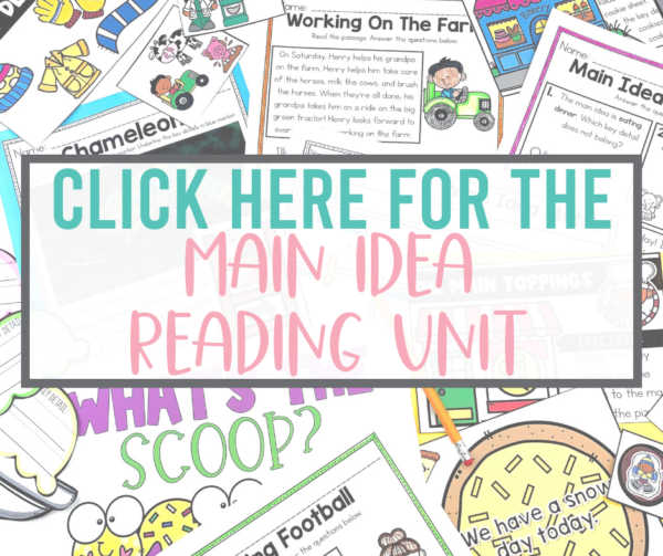 Books to teach main idea - Missing Tooth Grins