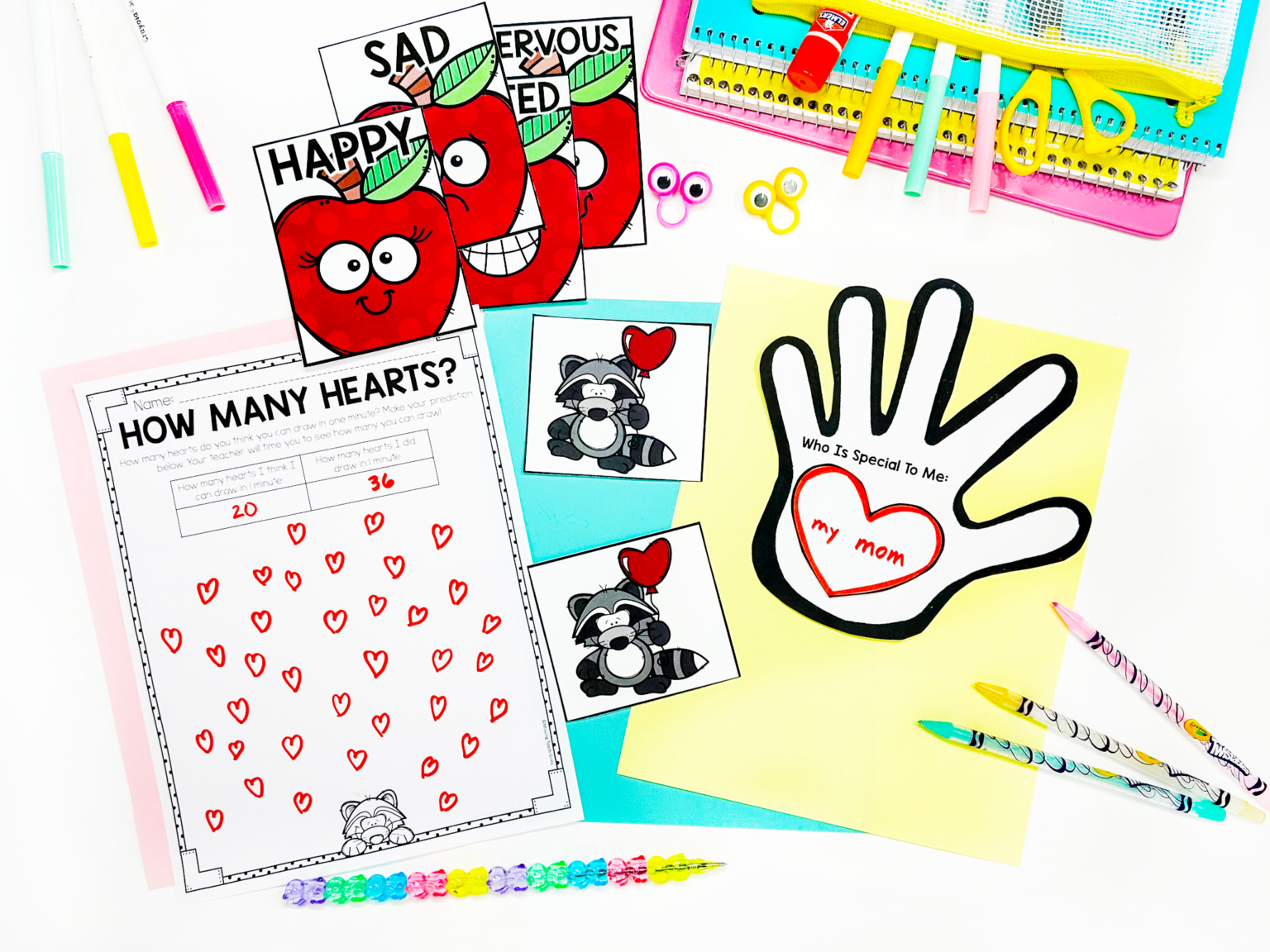 Free Kissing Hand Poem Printable For The First Day - Missing Tooth Grins