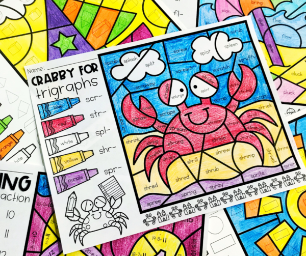 Why Color By Code Worksheets Work For Kids - Missing Tooth Grins