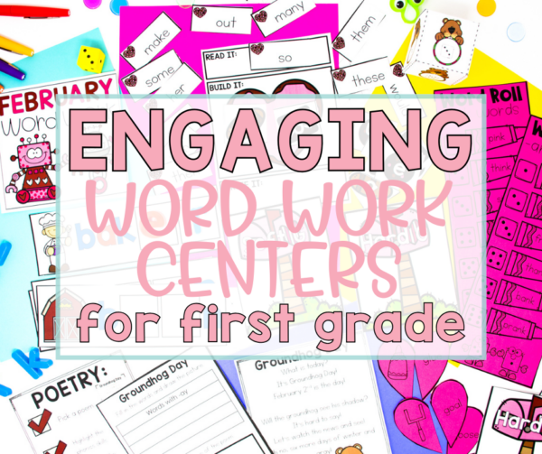 Engaging Word Work Centers and Activities For First Grade - Missing ...