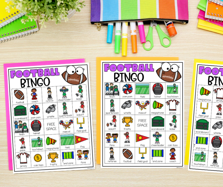 10 Football Activities For The Elementary Classroom - Missing Tooth Grins