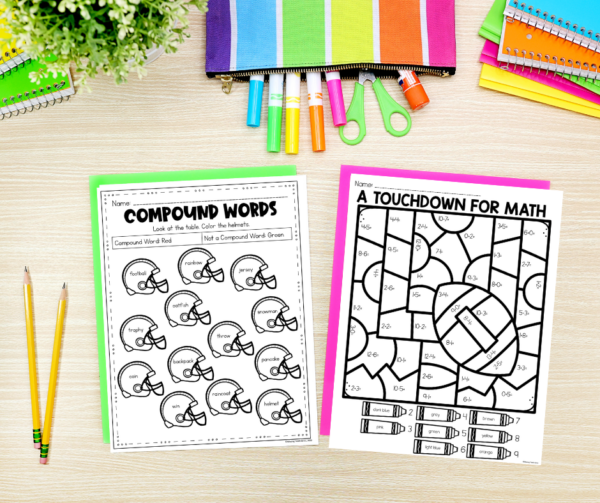 10 Football Activities For The Elementary Classroom - Missing Tooth Grins