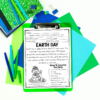 Free Earth Day Reading Comprehension Worksheets - Missing Tooth Grins