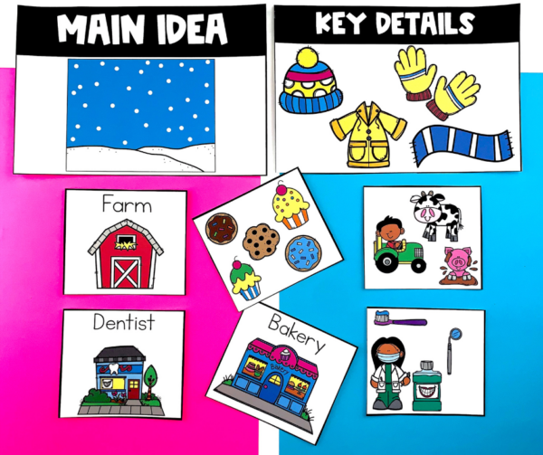 5 Hands-On Activities For Teaching Main Idea In First Grade - Missing ...