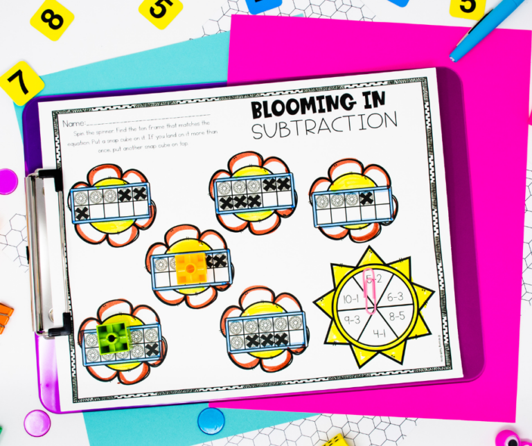 End of Year Math Review Activities For First Grade - Missing Tooth Grins