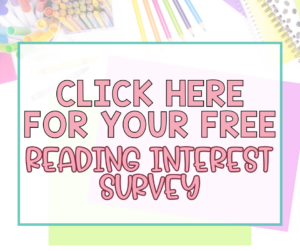 Why You Should Use A Reading Interest Survey In Your Class - Missing ...