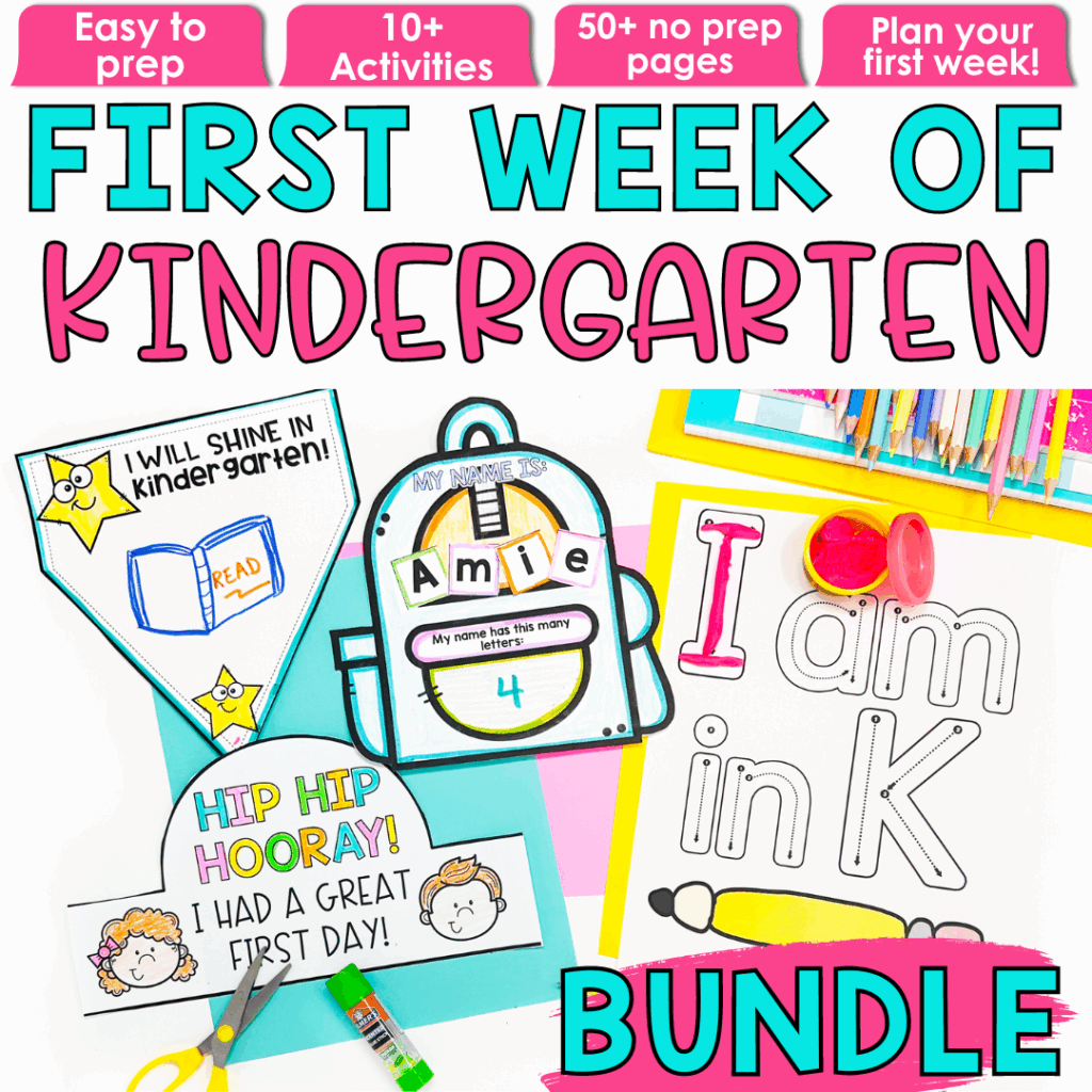 First Week of Kindergarten Activities, Back To School, The Kissing Hand ...